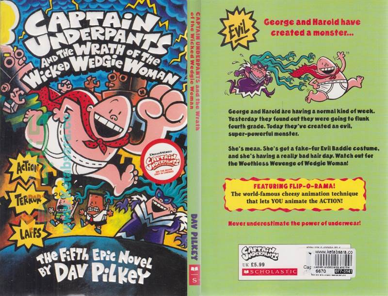captain underpants and the wrath of the wicked Wedgie Woman - فروشگاه ...